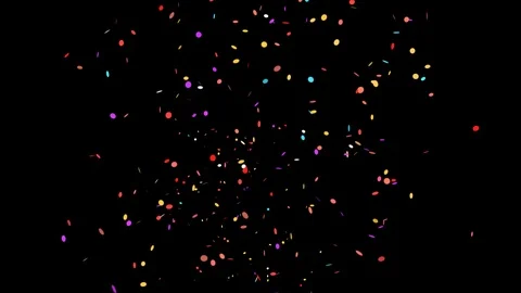 Confetti Center Explosion / Ultra HD 4K ... | Stock Video | Pond5