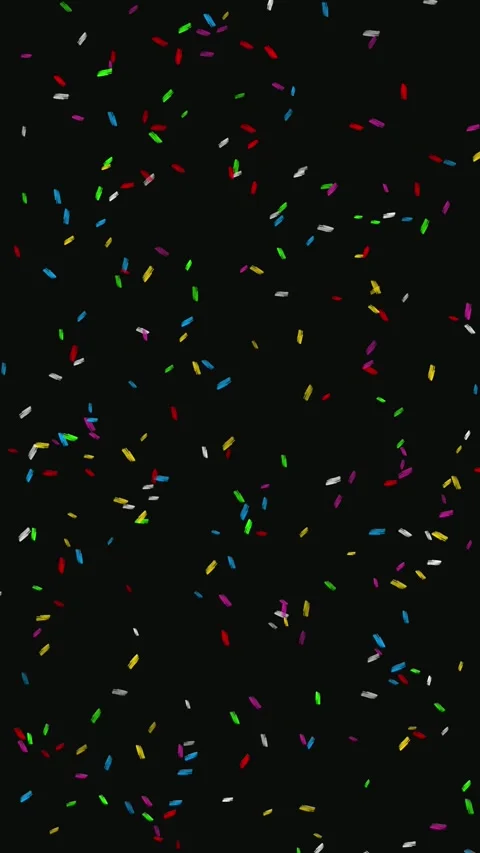 Confetti Background Vector Stock Videos – Royalty-Free HD & 4K Videos ...