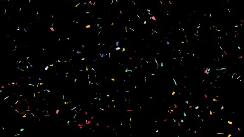 Confetti Falling Loop / 1920×1080 Full ... | Stock Video | Pond5