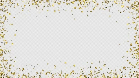 Confetti Transparent Background Stock Video Footage | Royalty Free Confetti Transparent ...