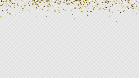 Confetti Transparent Background Stock Video Footage | Royalty Free Confetti Transparent ...