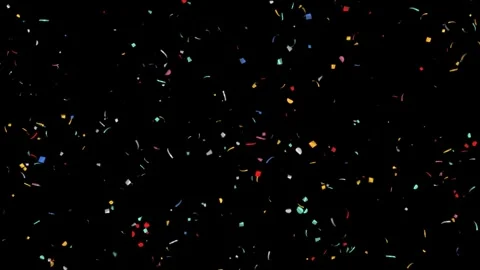 Confetti. Loop Animation With Luma Matte... | Stock Video | Pond5