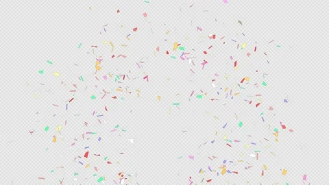 Confetti Particles Animation with QuickT... | Stock Video | Pond5