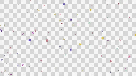 Confetti Particles. Loop Animation With ... | Stock Video | Pond5
