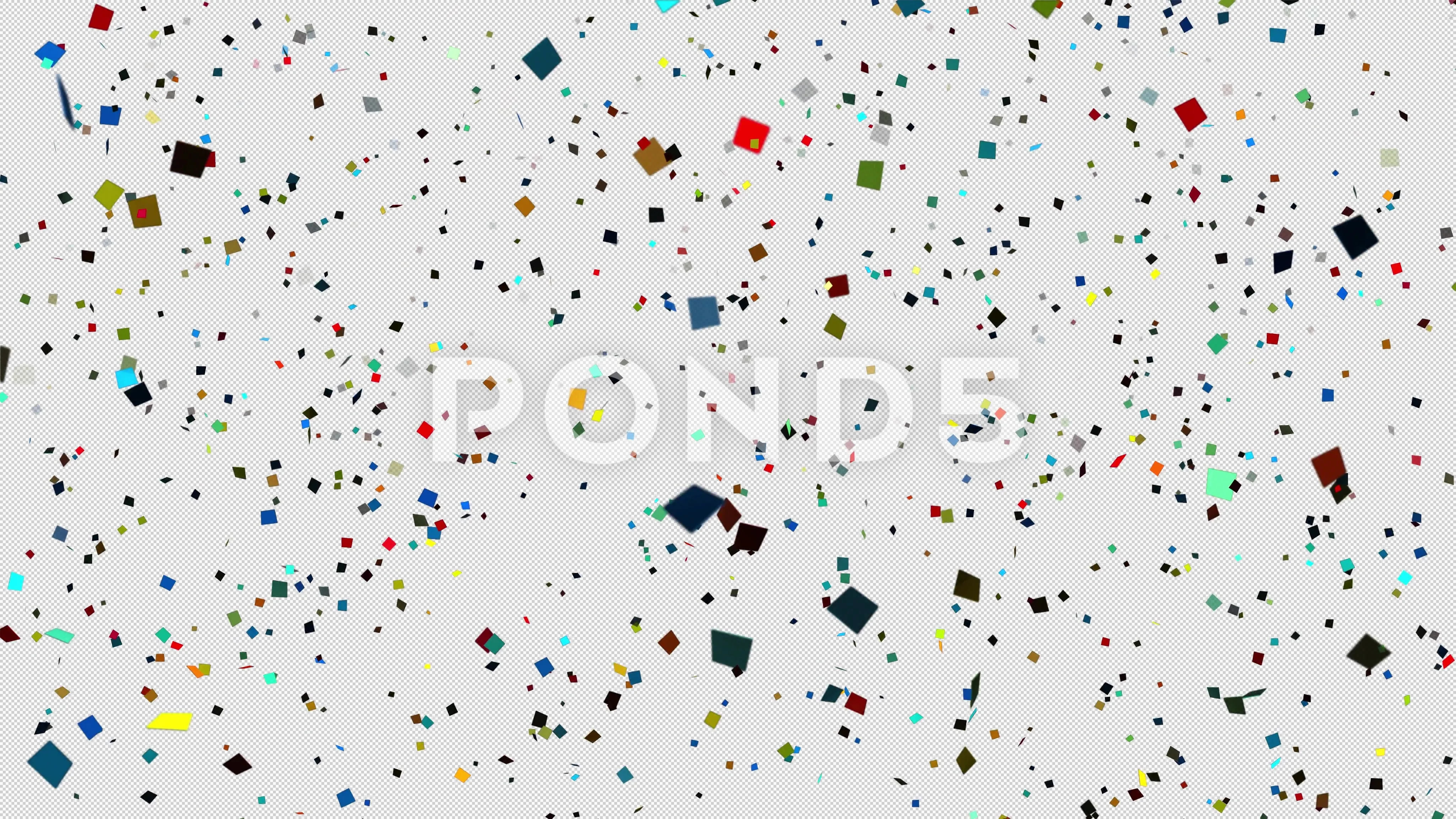 Glitter Confetti Falling