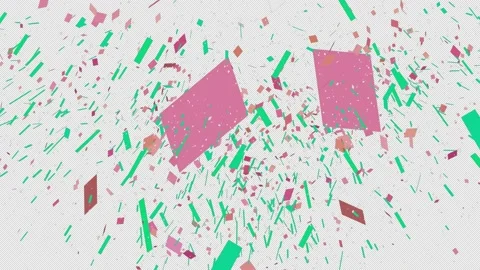 Confetti on transparent background. Fest... | Stock Video | Pond5