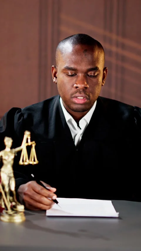 Confident Mature Male Judge Striking The... | Stock Video | Pond5 Confident Mature Male Judge Striking The... | Stock Video | Pond5