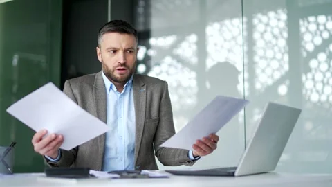 Confused Paperwork Stock Video Footage | Royalty Free Confused ...