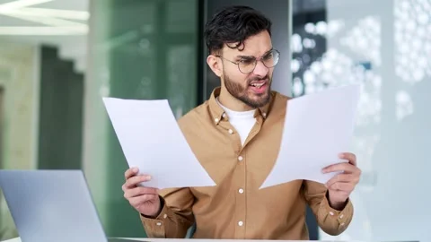 Confused Paperwork Stock Video Footage | Royalty Free Confused ...