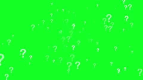 confused question mark animated green sc... | Stock Video | Pond5