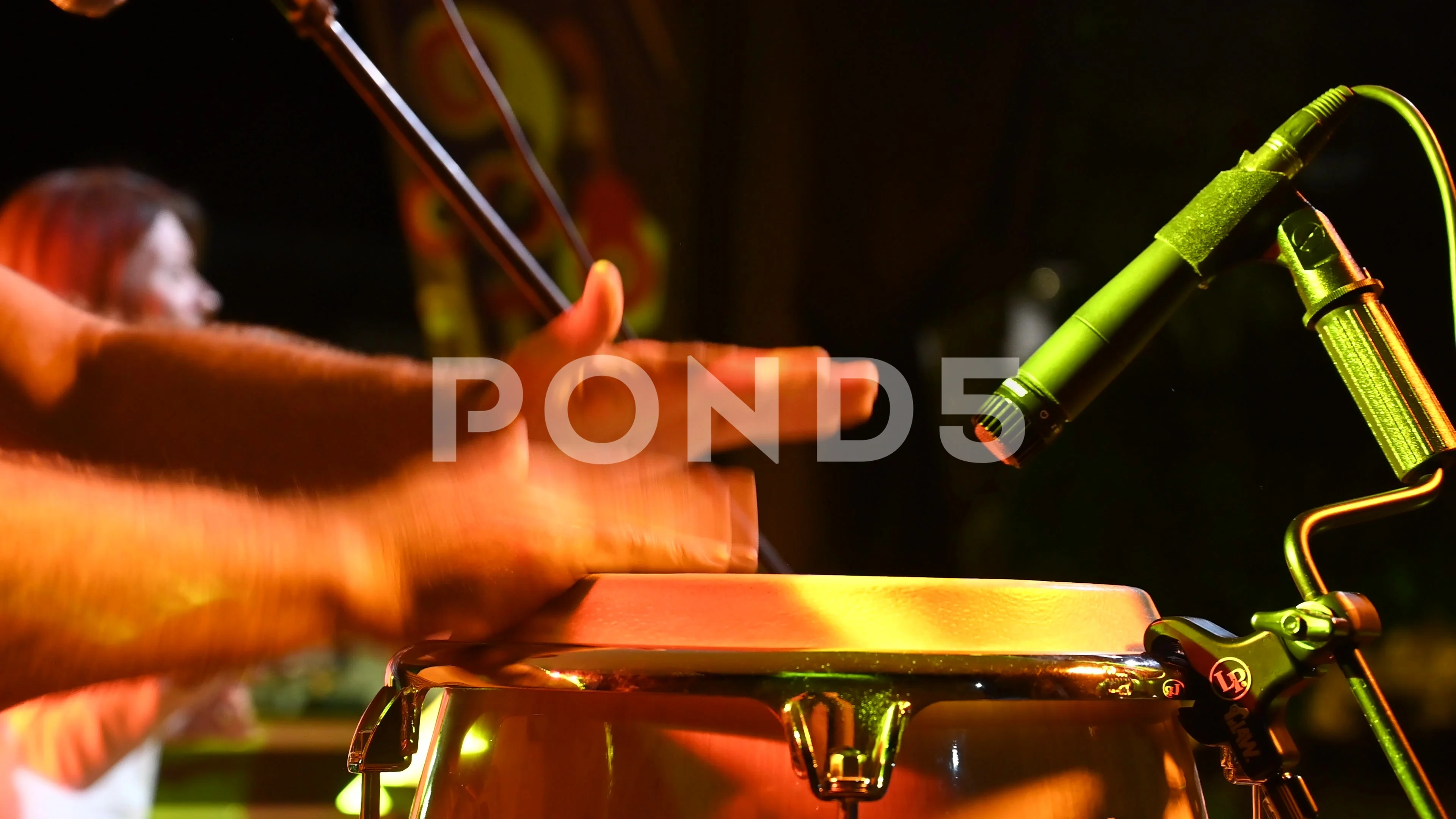 Conga Players Performing