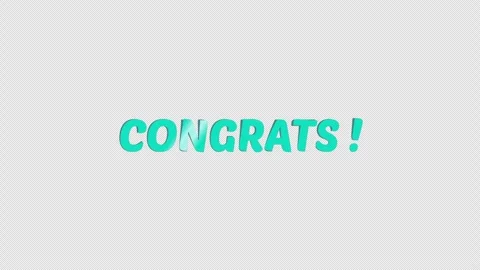 Cartoon Congrats Stock Videos – Royalty-Free HD & 4K Videos