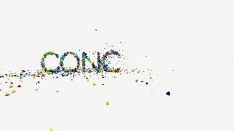 Congrats. Motion graphics, 4k 3d animati... | Stock Video | Pond5