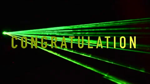 CONGRATULATION Text . Color Light backgr... | Stock Video | Pond5