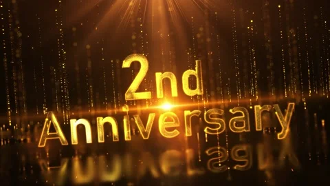 Congratulations on the 2nd anniversary, ... | Stock Video | Pond5