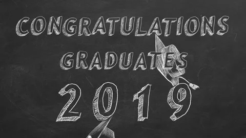 Congratulations graduates. 2019. | Stock Video | Pond5