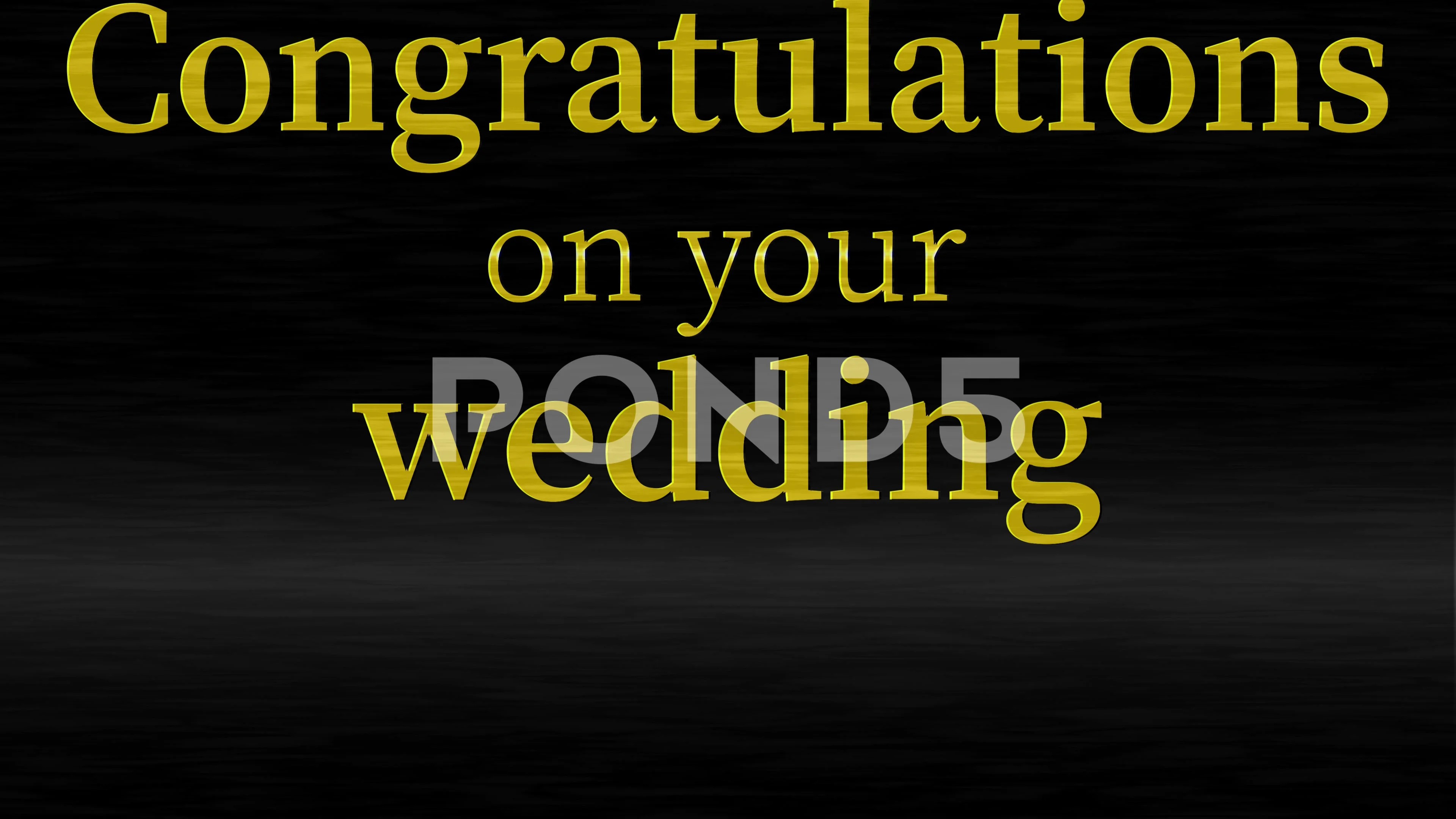 Congratulations On Your Wedding