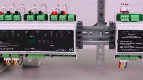 Connecting the equipment with a mounting... | Stock Video | Pond5