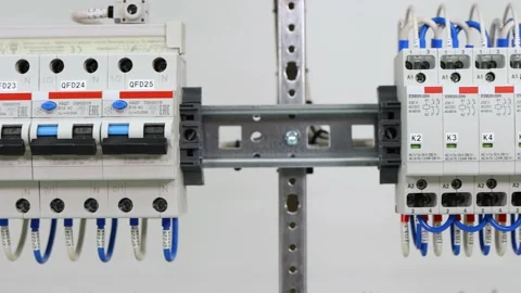 Connecting the equipment with a mounting... | Stock Video | Pond5