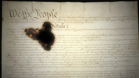 Constitution Burning Stock Video Footage | Royalty Free Constitution ...