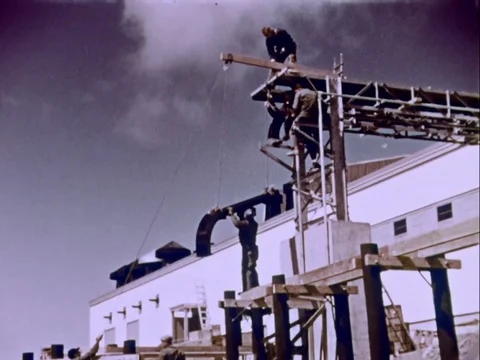 Construction Antenna Stock Footage ~ Royalty Free Stock Videos | Pond5