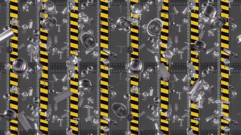 Construction site loop tile background f... | Stock Video | Pond5