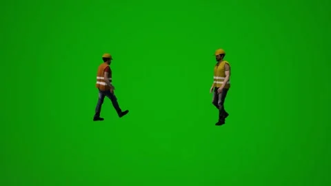 Construction worker green screen, worki... | Stock Video | Pond5