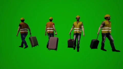 Construction worker green screen, worki... | Stock Video | Pond5