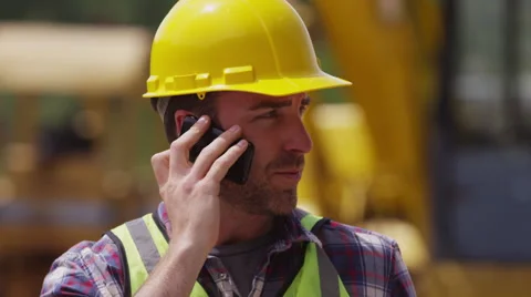 Construction Phone Stock Footage ~ Royalty Free Stock Videos | Pond5