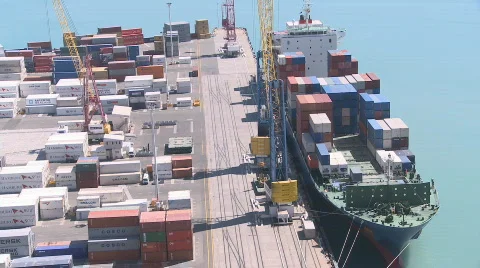 Loading Container Stock Footage ~ Royalty Free Stock Videos | Pond5
