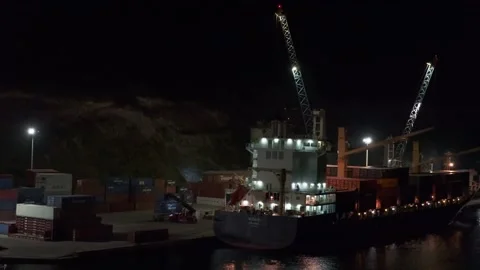 Loading Ships Signal Port Stock Video Footage | Royalty Free Loading ...