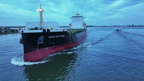 Container Ship Vega Daytona built in 202... | Stock Video | Pond5