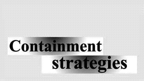Containment strategies animated lower th... | Stock Video | Pond5
