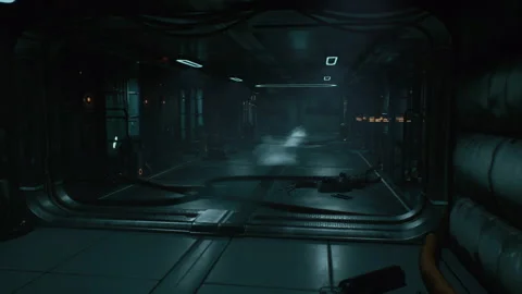 Contamination Zone and Sci-Fi Laboratory... | Stock Video | Pond5