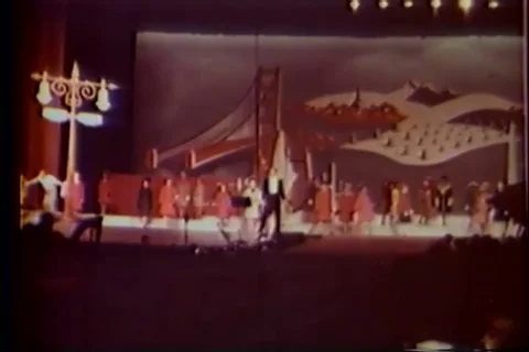 Contestants of Miss America ramp walk on... | Stock Video | Pond5