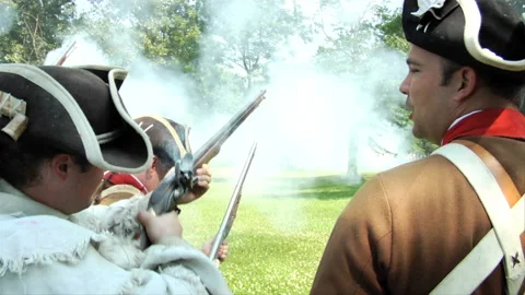 Musket Fire Stock Video Footage | Royalty Free Musket Fire Videos | Pond5