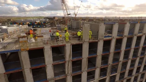 The continued development of the Hilton ... | Stock Video | Pond5