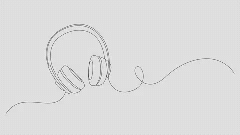 Continuous line drawing animation of hea... | Stock Video | Pond5