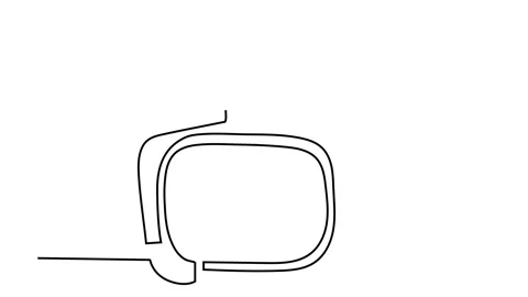 Television Line Drawing Stock Videos – Royalty-Free HD & 4K Videos | Pond5