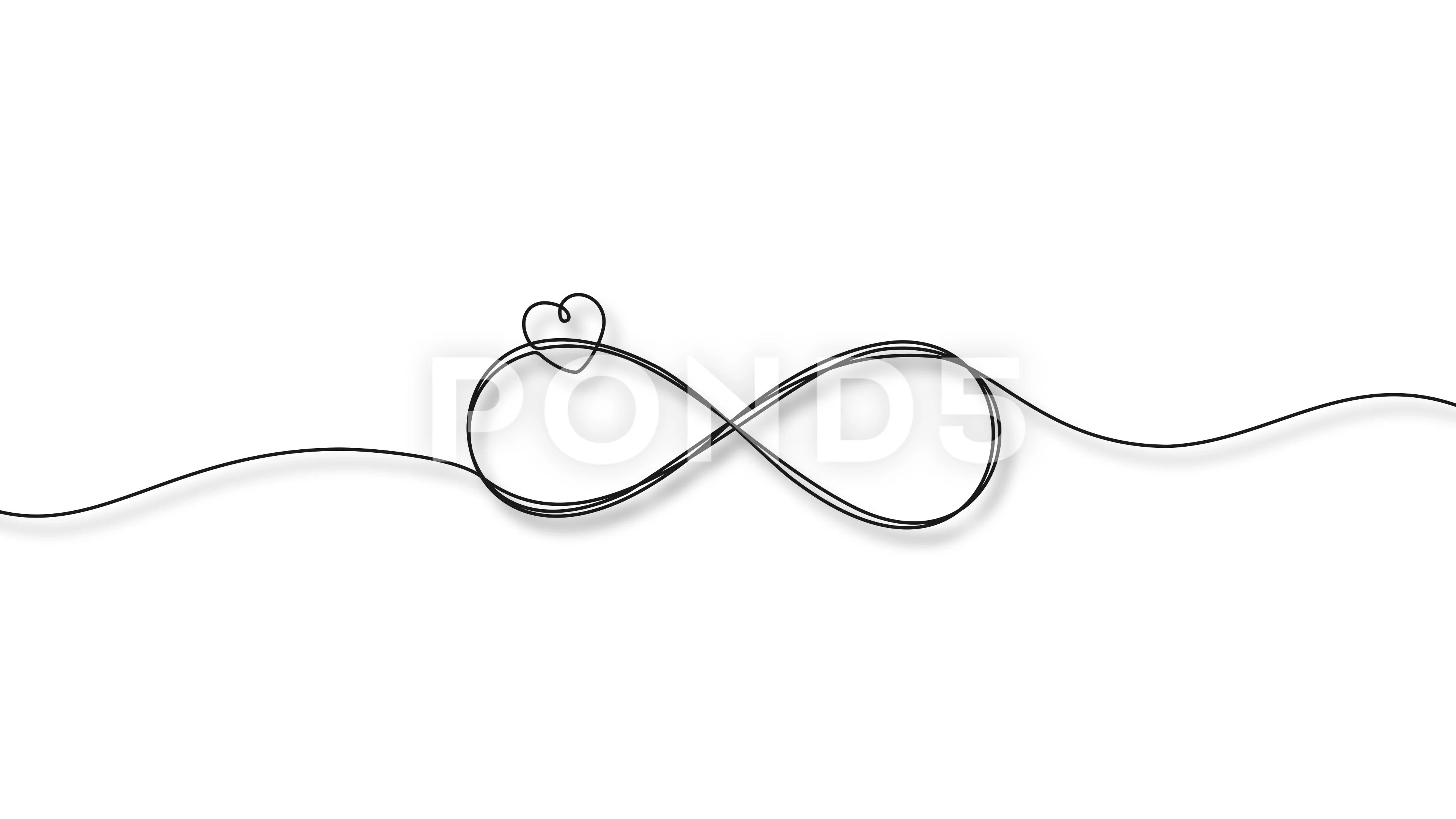Cute Infinity Symbol Drawing