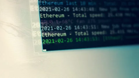 Contour effect of Cryptocurrency mining ... | Stock Video | Pond5