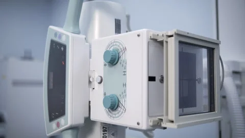 Control panel and lens of hospital X-ray... | Stock Video | Pond5