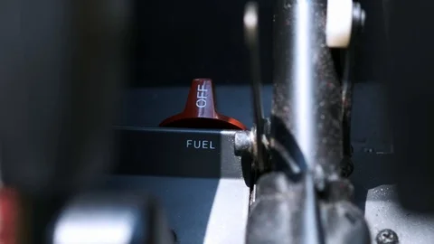 The control panel of the helicopter. Fli... | Stock Video | Pond5