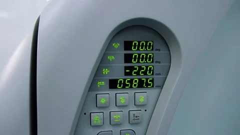 Control panel on the modern MRI machine.... | Stock Video | Pond5