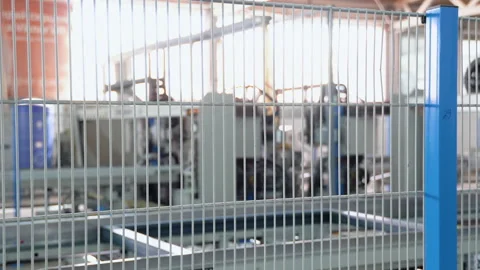 Conveyor belt for production a window pa... | Stock Video | Pond5