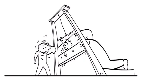 Convict in Guillotine Execution by Behea... | Stock Video | Pond5