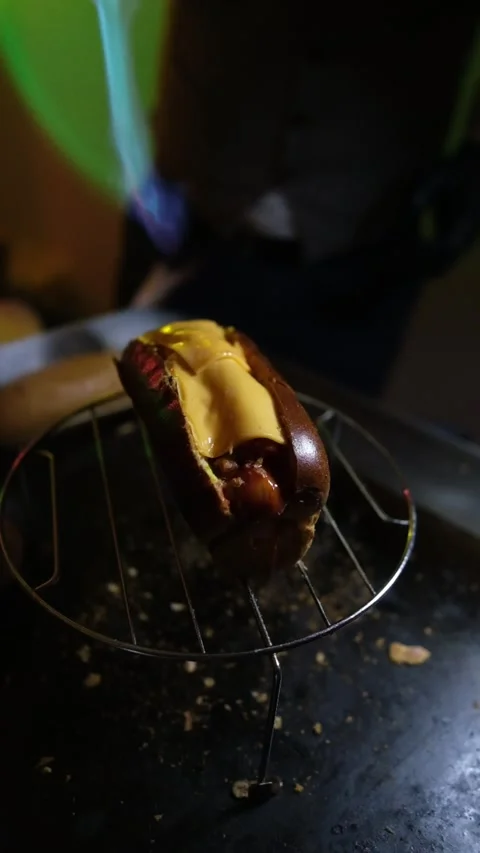 Hot Dog Bbq Burn Stock Footage ~ Royalty Free Stock Videos | Pond5