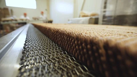 Cookie factory, food industry. Fabricati... | Stock Video | Pond5