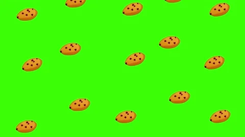 Cookies 4K Animation on Green Screen Sea... | Stock Video | Pond5