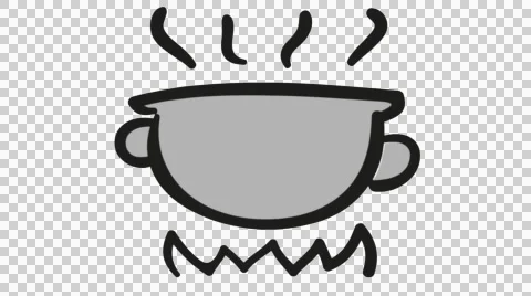 cooking pan cartoon illustration hand dr... | Stock Video | Pond5